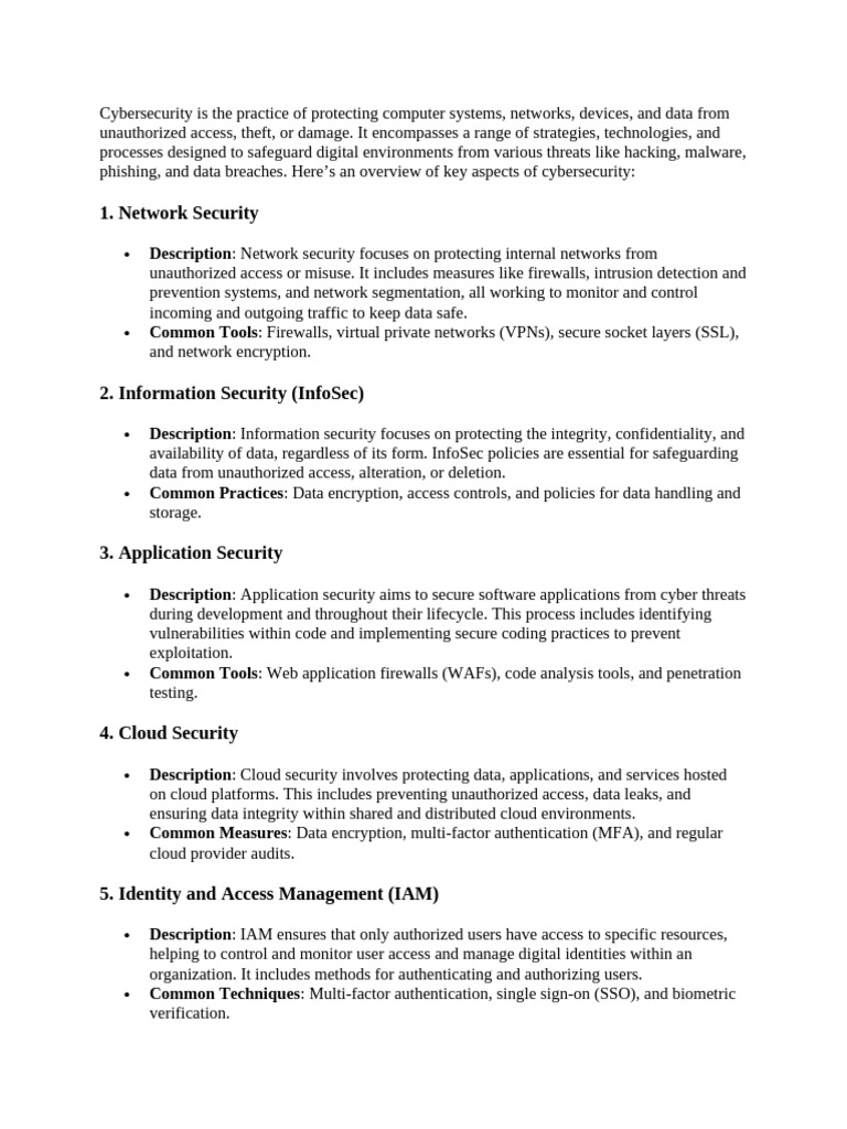 Comprehensive Cybersecurity Guide | PDF | Security | Computer Security