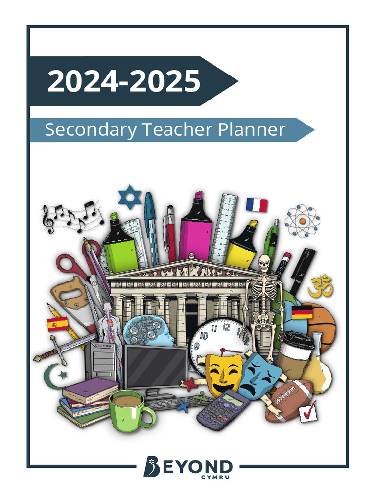 Secondary Teacher Planner 2024-2025 | PDF | Meditation | Knowledge