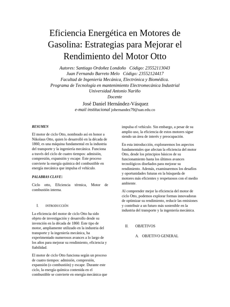Formato Informe de Laboratorio 4 Final | PDF | Motores | Ingeniería