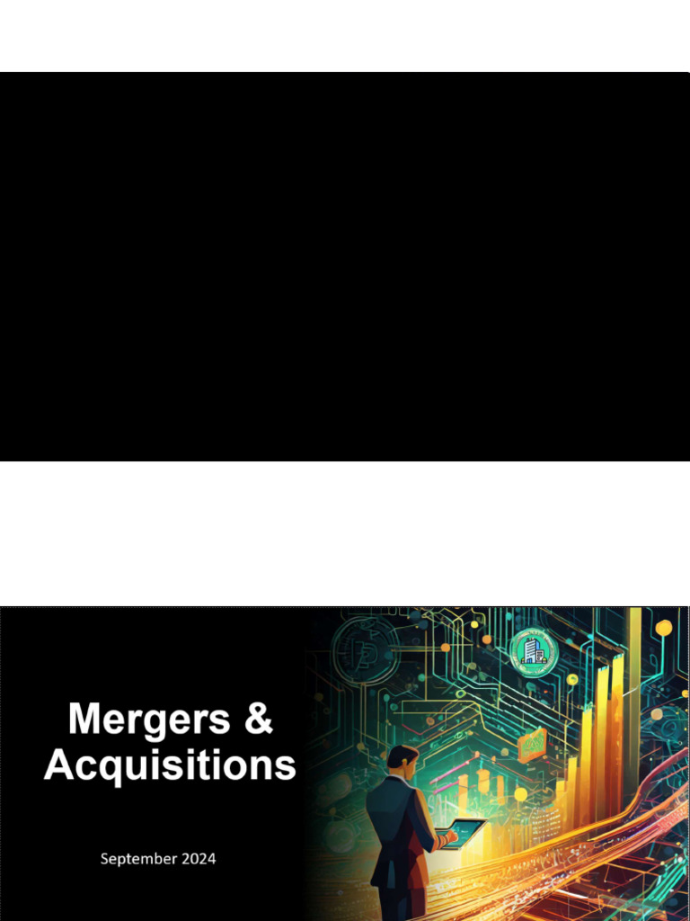 Module 1 - Introduction To M - A Session 3 | PDF | Mergers And ...