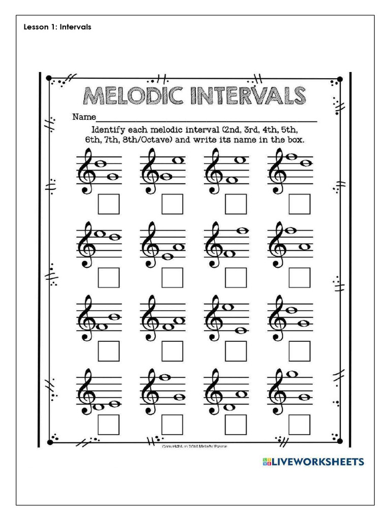 Lesson 1 - Intervals | PDF