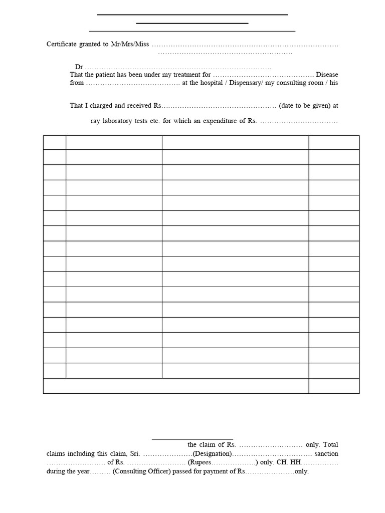 Medical Reimbursement 2 | PDF