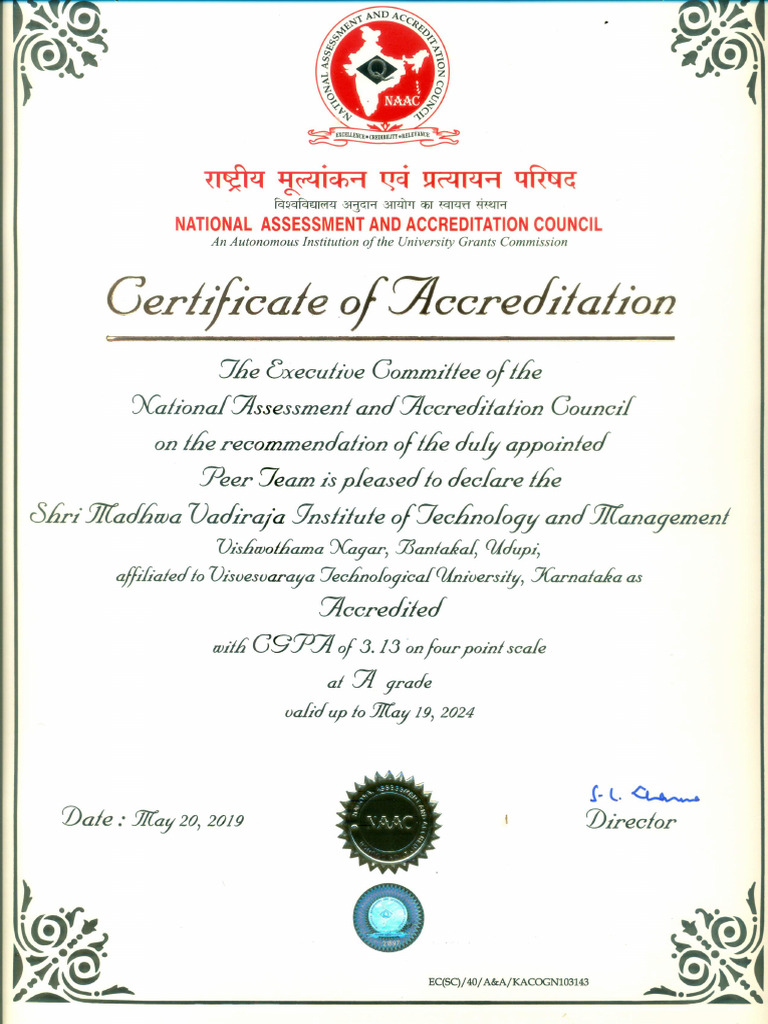 Certificate OfAccreditation | PDF