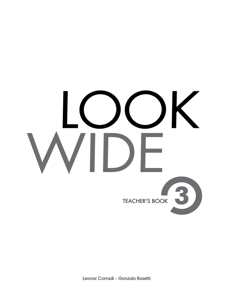 Look Wide 3 Teacher's Book Overview | PDF | Learning | Verb
