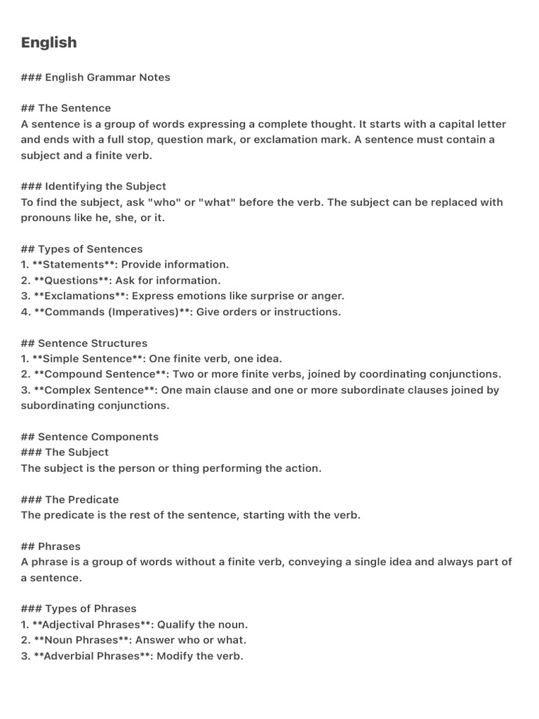 English | PDF | Grammatical Gender | Verb