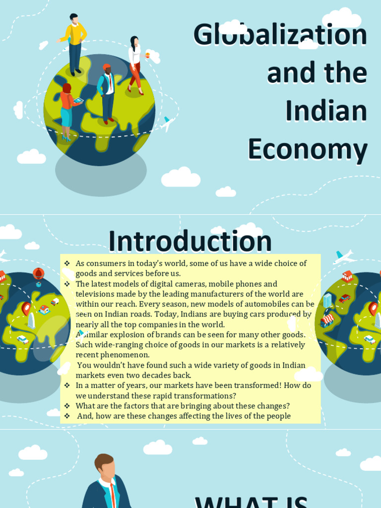 Impact of Globalization on India's Economy | PDF | Globalization ...