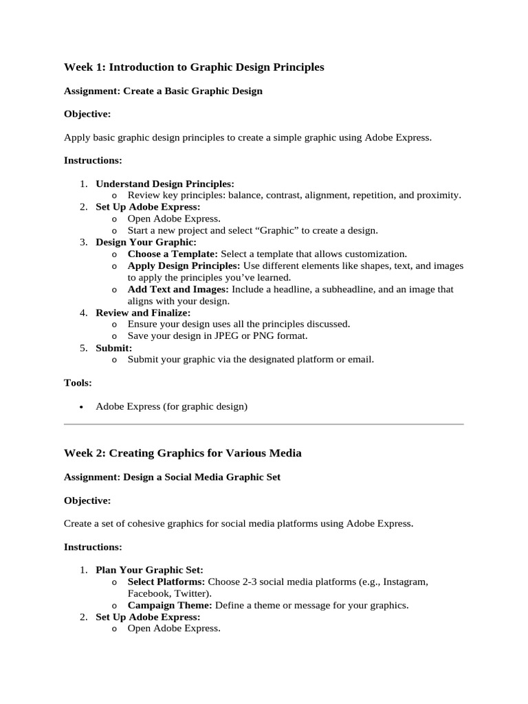 Student Assignment - Graphic Design and Multimedia - CFBTes | PDF ...