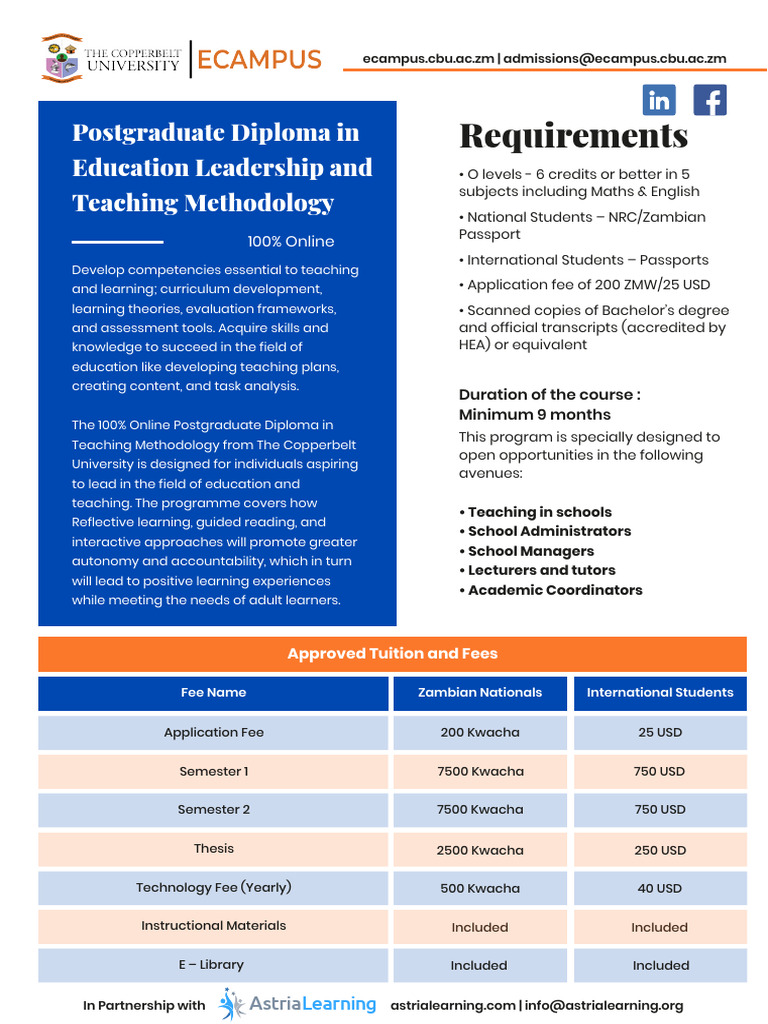 PGDM in Education Leadership | PDF | Postgraduate Education | Academic ...