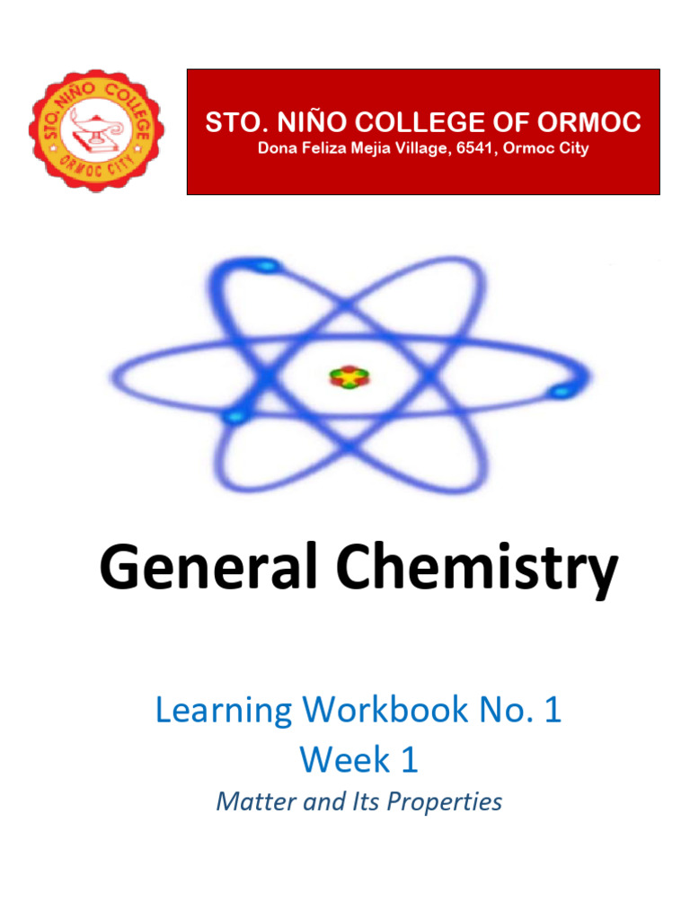 Learning Module in Gen Chem PDF | PDF | Tungsten | Matter