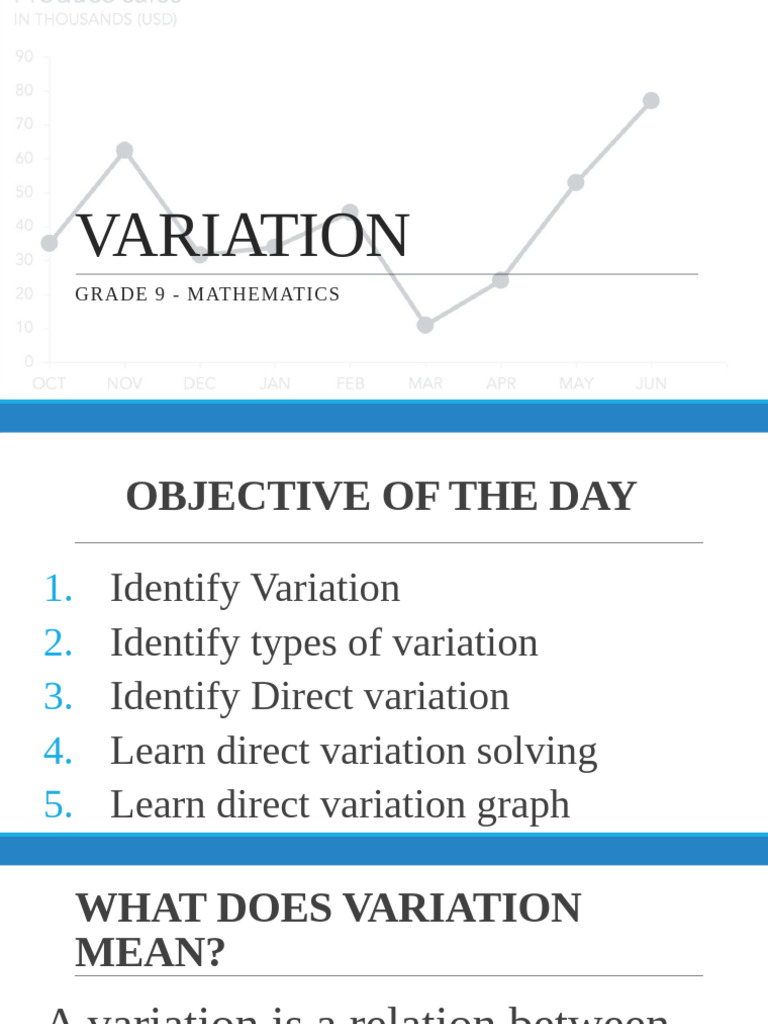 Direct Variation | PDF | Variable (Mathematics) | Applied Mathematics