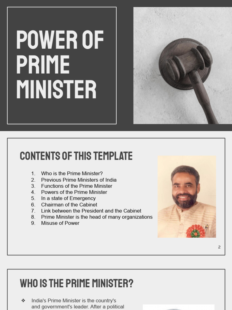 Powers of Prime Minister | PDF | Government | Government Of India