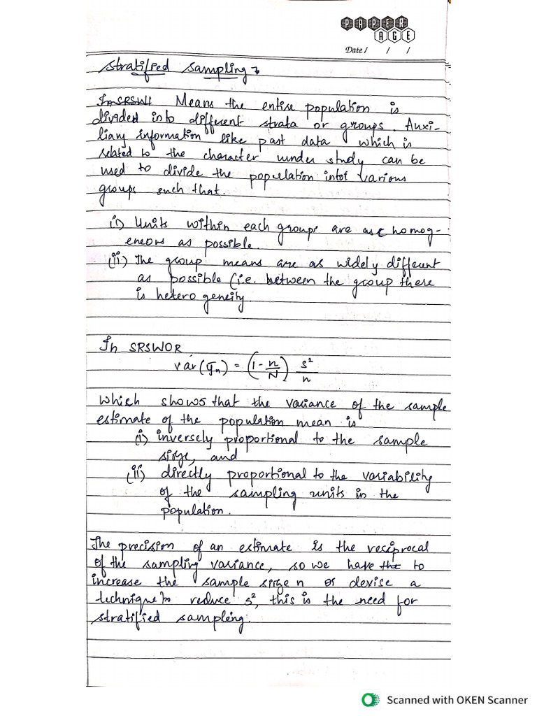 Shruti Sampling Post Mid Sems | PDF