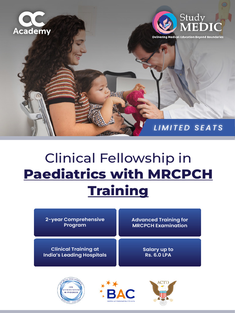 MRCPCH Clinical Fellowship in Paediatrics | PDF | Health Care | Medicine