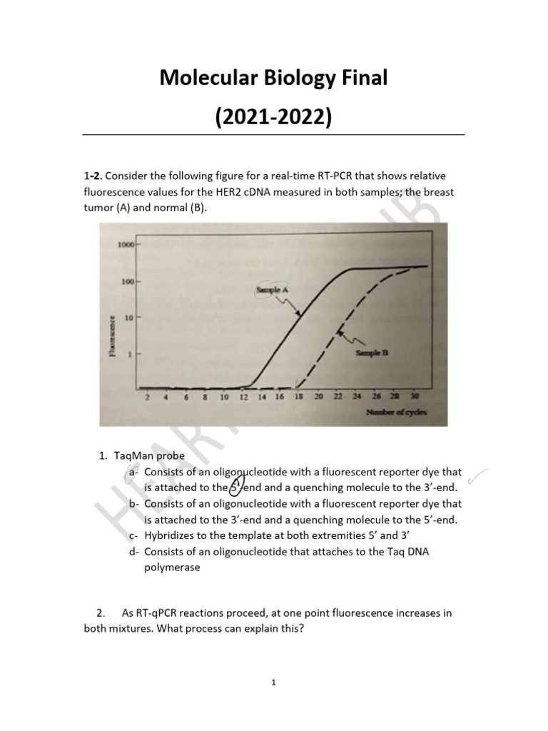 Biomol F | PDF | Oligonucleotide | Real Time Polymerase Chain Reaction