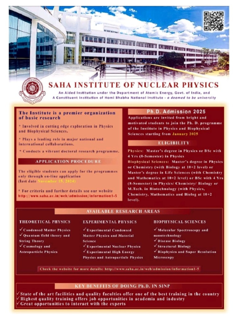 Saha Institute | PDF
