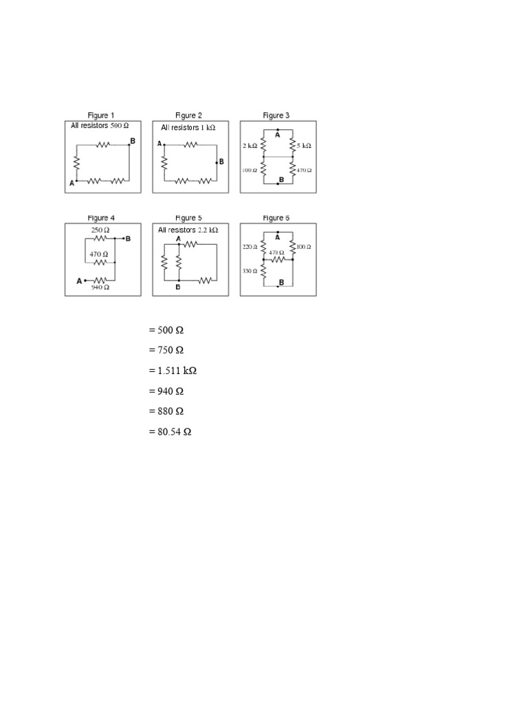 Resistor Network Resistance Calculations | PDF
