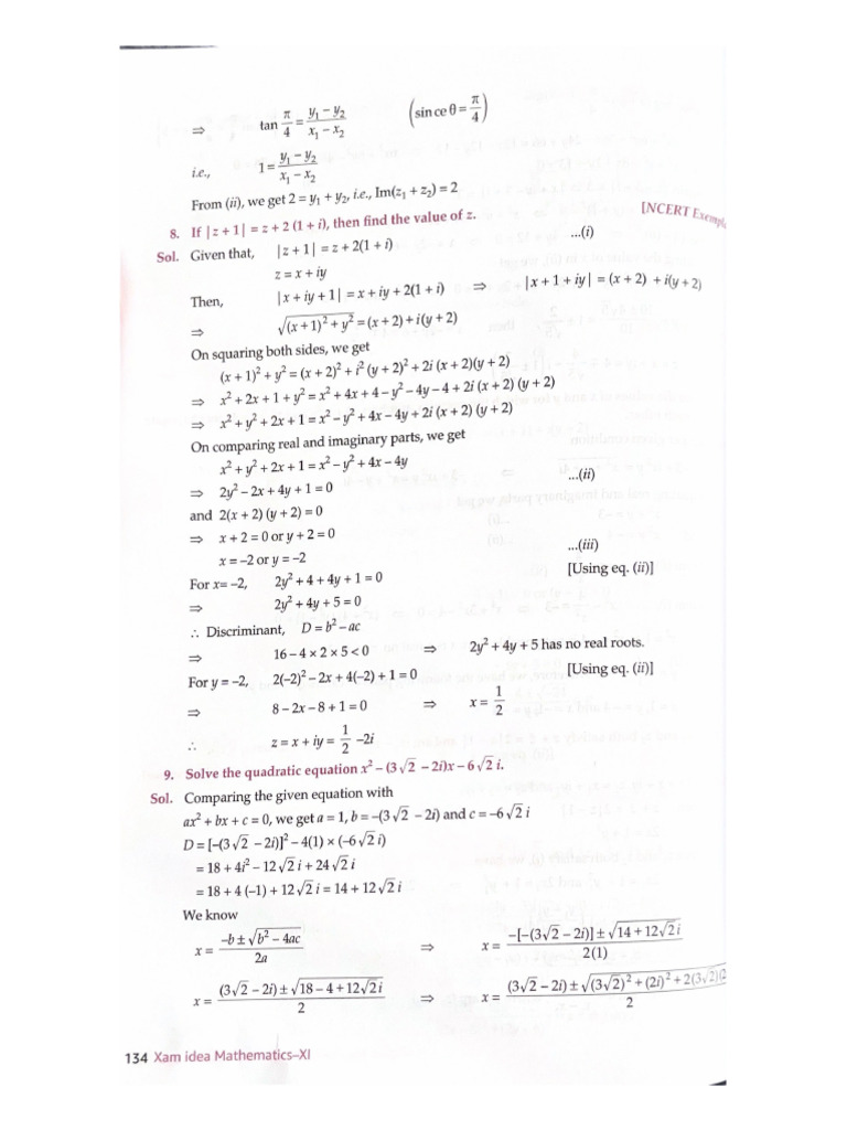 CH 4 Complex Number Part 2 | PDF