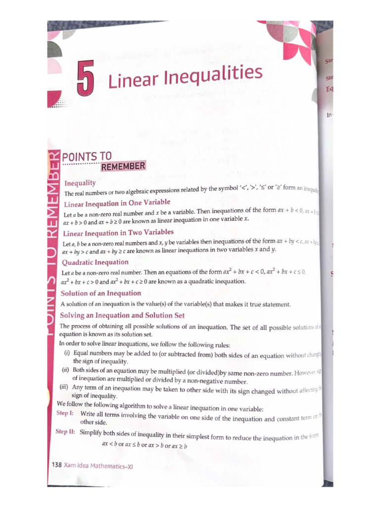 CH 5 Linear Ineqaulity | PDF