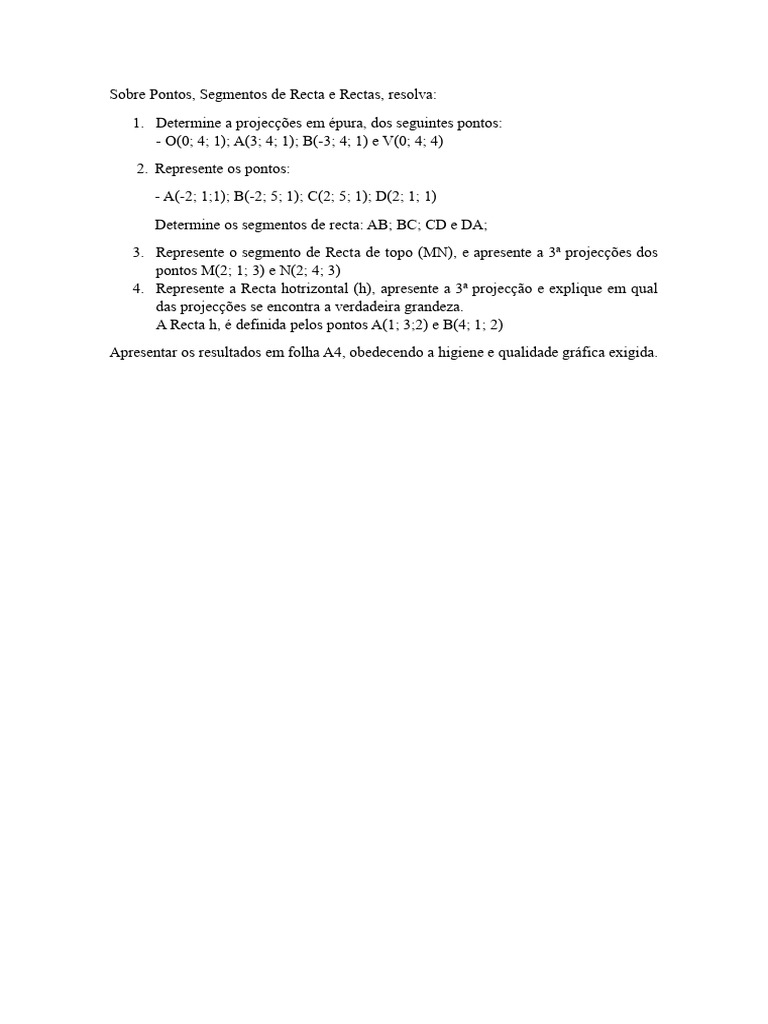 Exercícios de GD | PDF