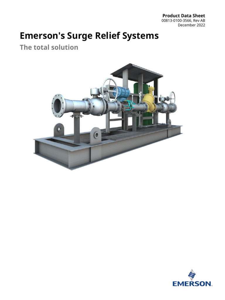 Emerson Surge Relief Systems Overview | PDF | Valve | Flow Measurement