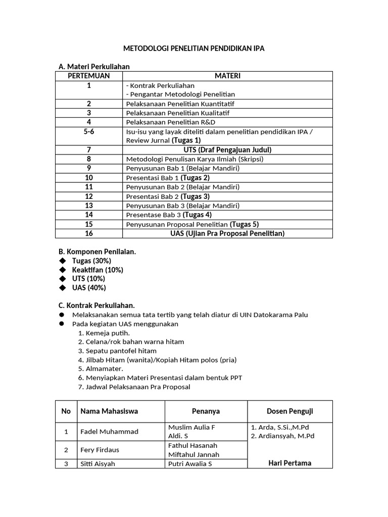 Metodologi Penelitian Pendidikan Ipa | PDF