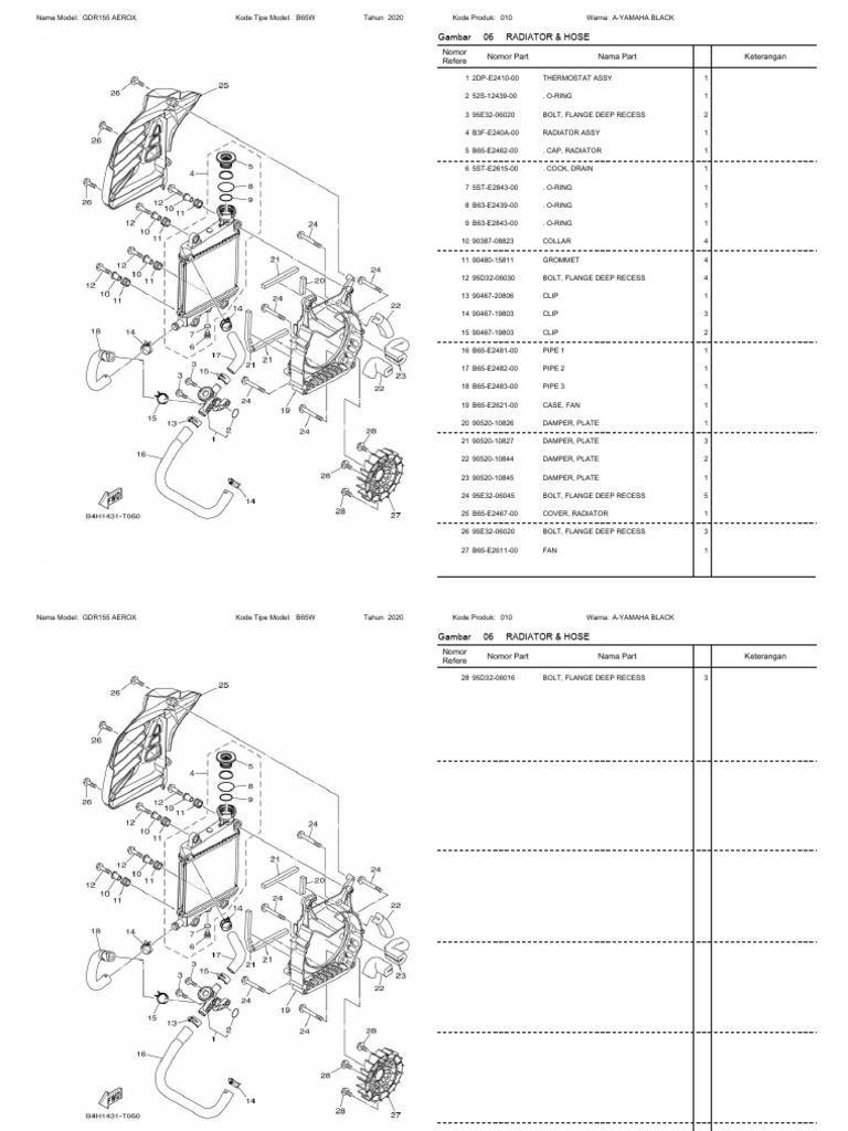 GDR155 Aerox Radiator & Hose | PDF | Engineering Thermodynamics | Home ...