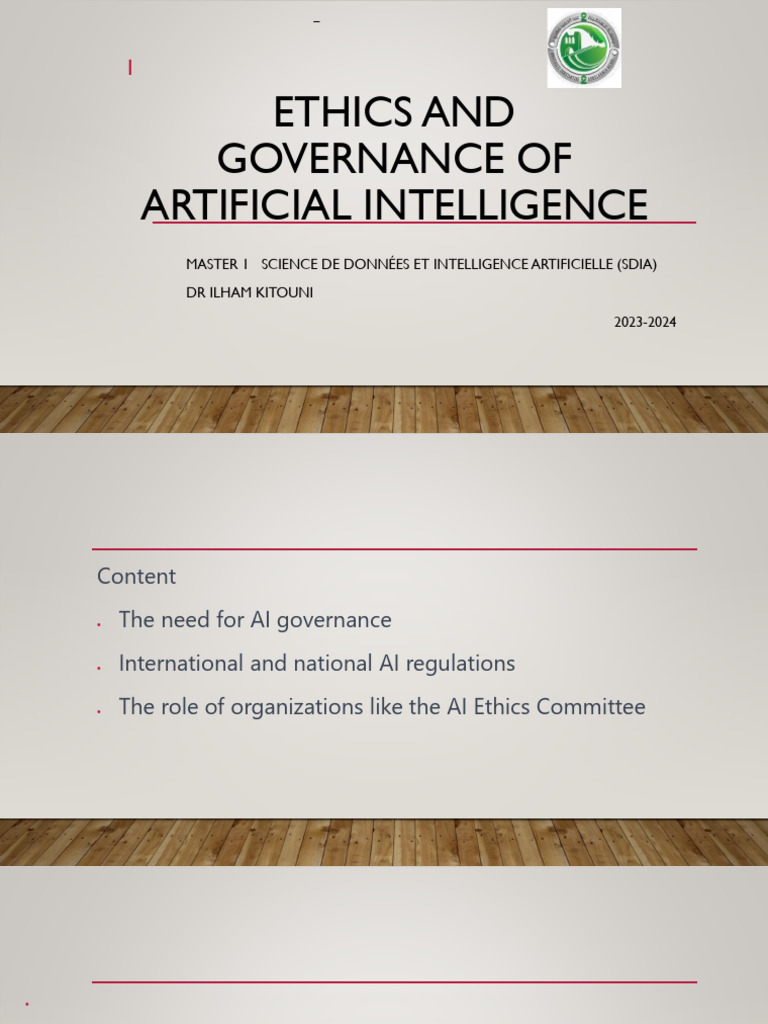 Slide-lesson5-AI Governance and Regulation | PDF | Artificial Intelligence | Intelligence (AI ...