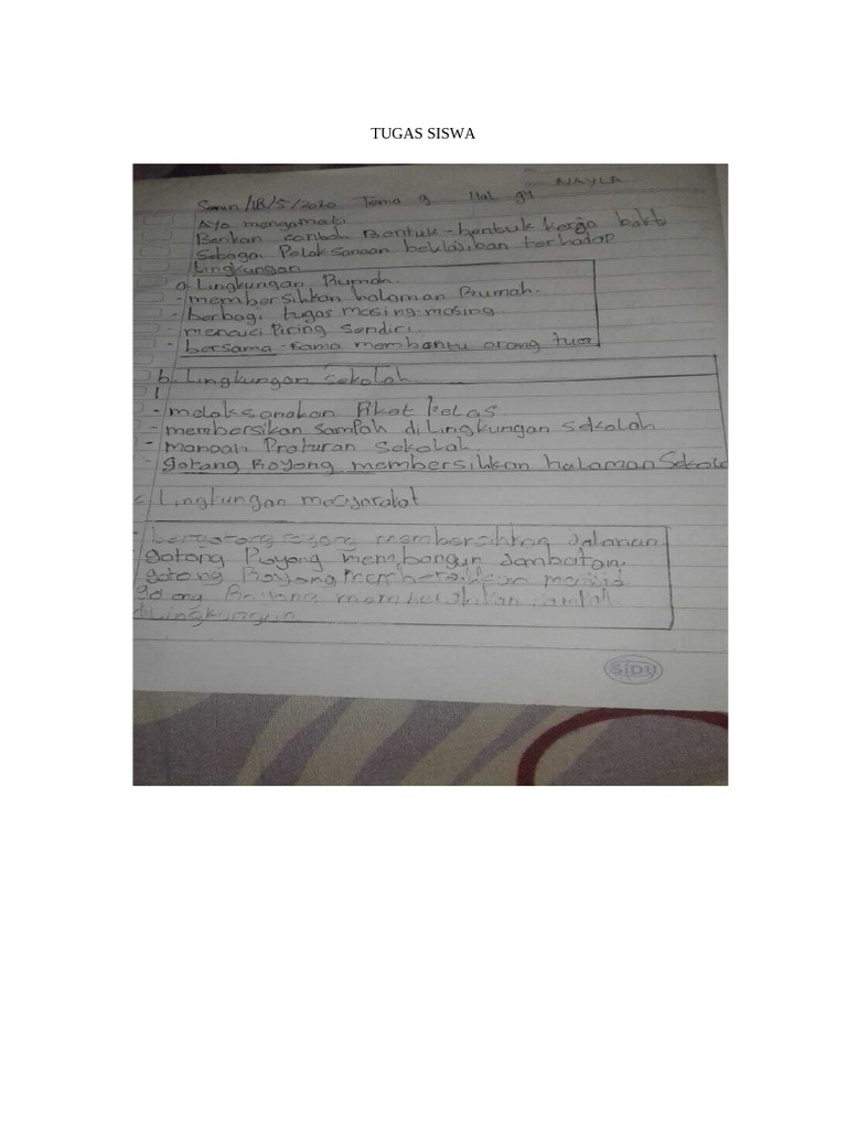 Tugas Siswa | PDF