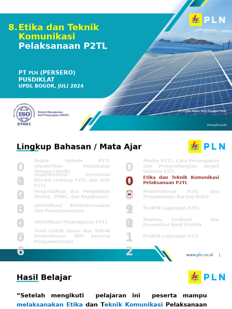 Etika Dan Teknik Komunikasi Pelaksanaan P2TL | PDF