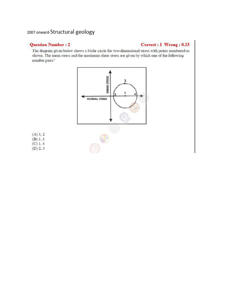 Structural Geology Exam Questions | PDF