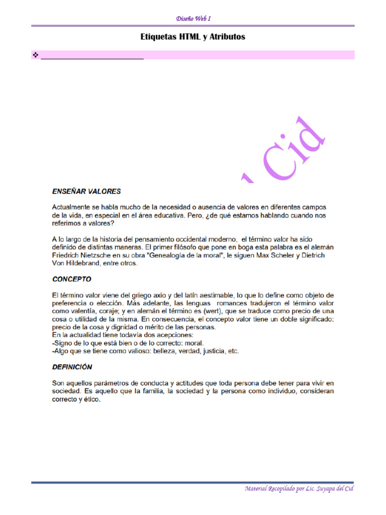 Etiquetas HTML y Ejercicios Prácticos (28 Al 03 2023) | PDF | HTML | Hipervínculo