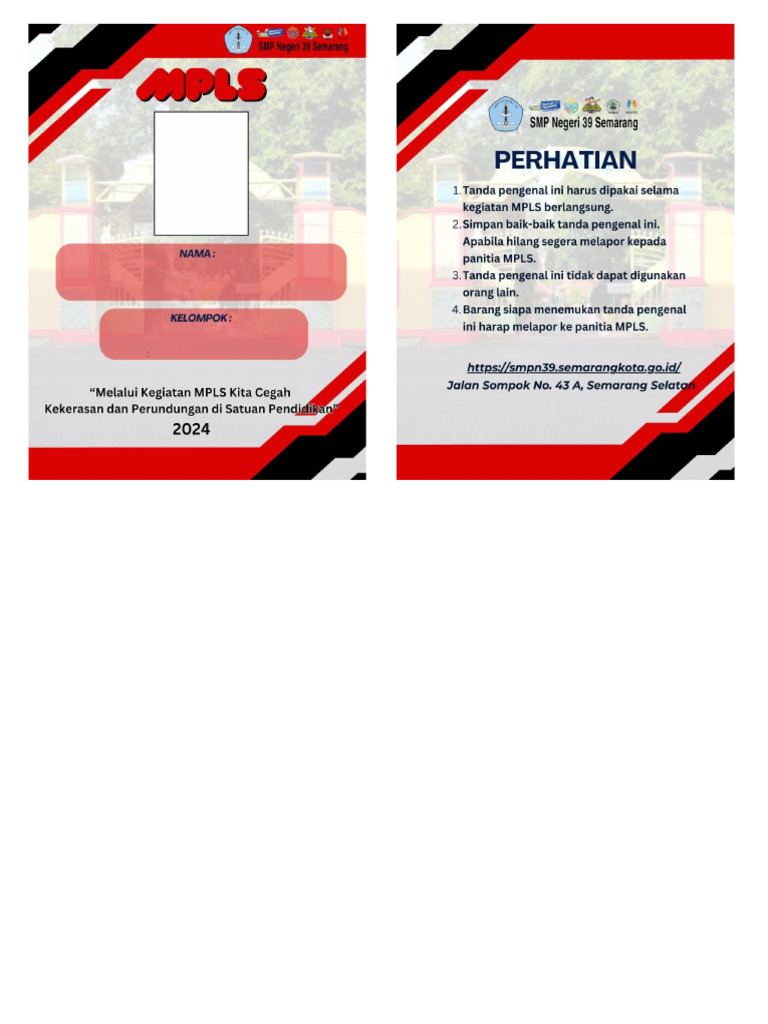 Id Card MPLS Putra | PDF