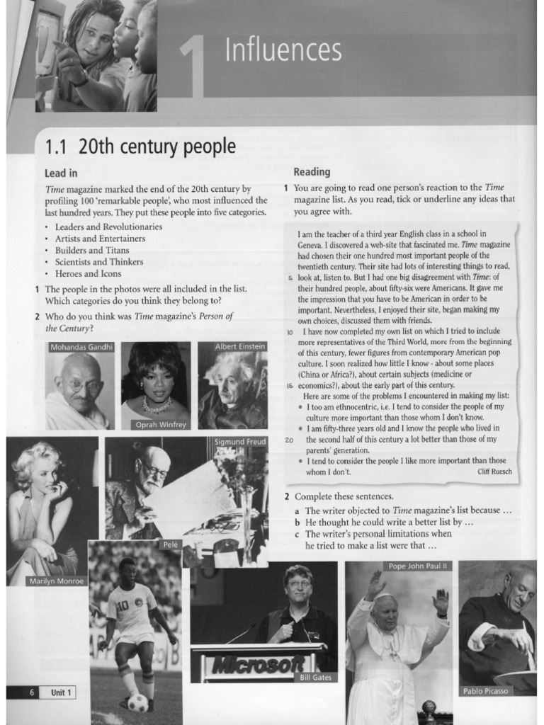 WB - LandMark Advanced 1 | PDF