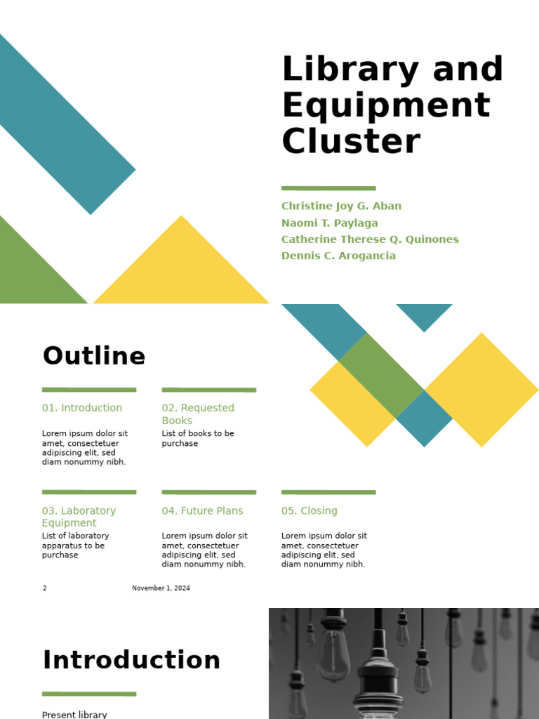 Library and Equipment Cluster | PDF | Electrical Network | Electricity