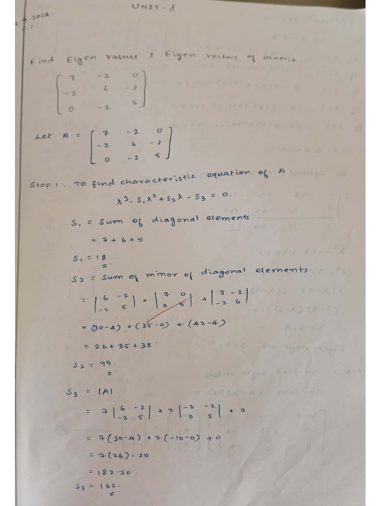 Maths Unit 1 | PDF