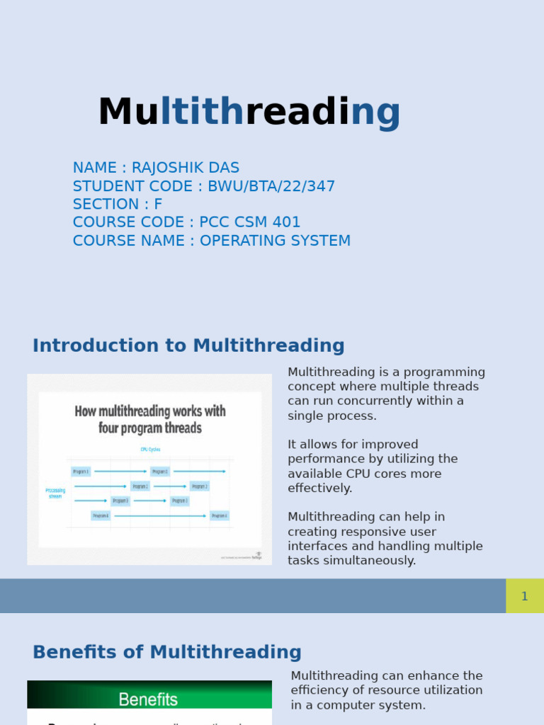 Bwu Bta 22 347 Rajoshikdas | PDF | Thread (Computing) | Computer Engineering