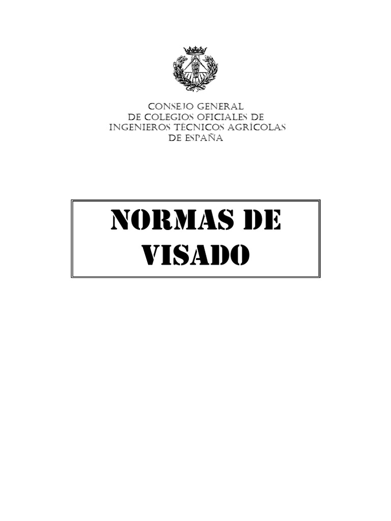 Normas de Visado | PDF | Presupuesto