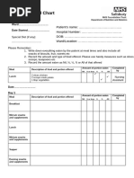 COP-CL-002 Diet Requisition Sheet | PDF