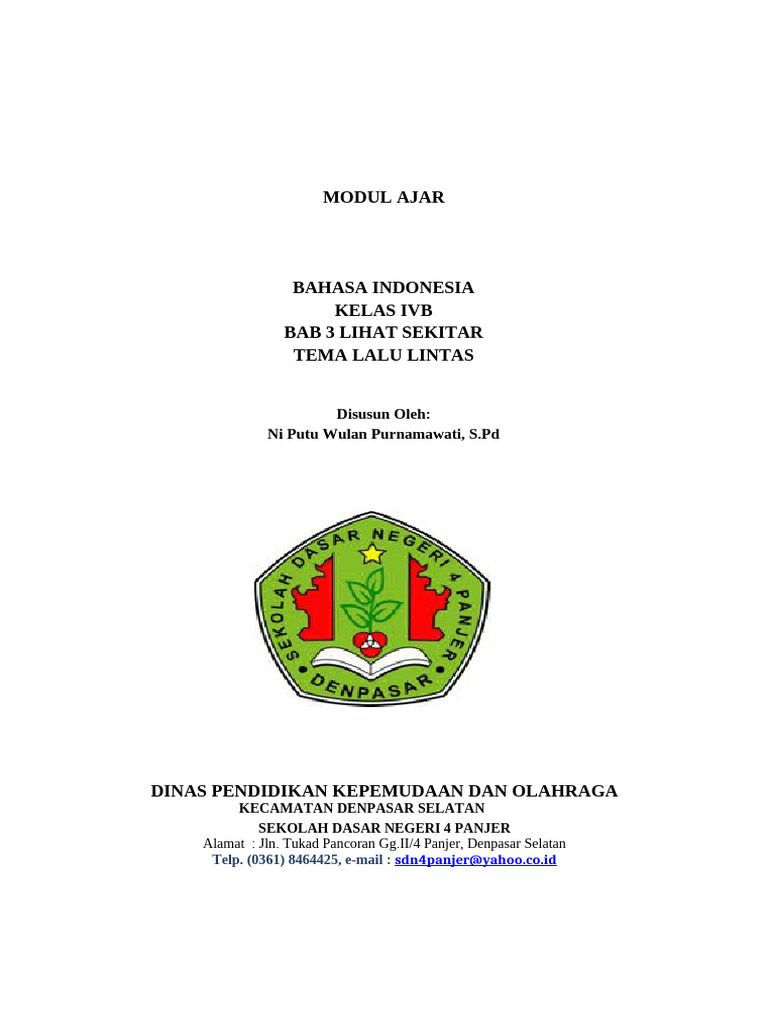 Modul Ajar BI Kls 4 Bab 3 | PDF