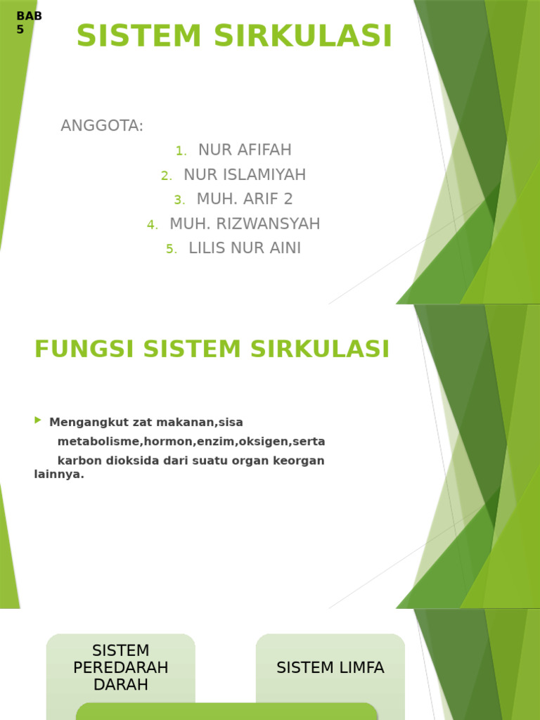 Sistem Sirkulasi | PDF | Sains & Matematika