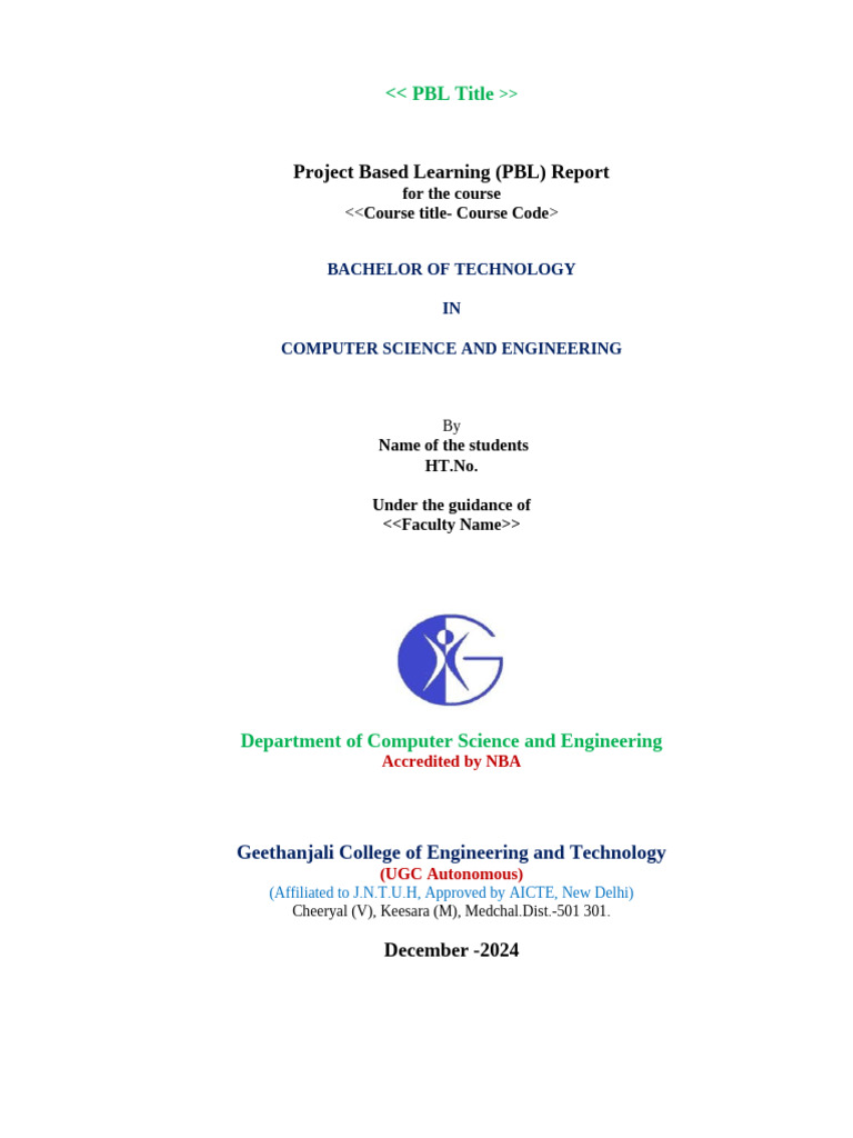 PBL Guide for CS Students | PDF | Text | Computing