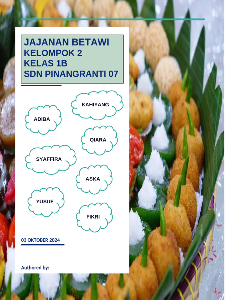 Jajanan Betawi | PDF