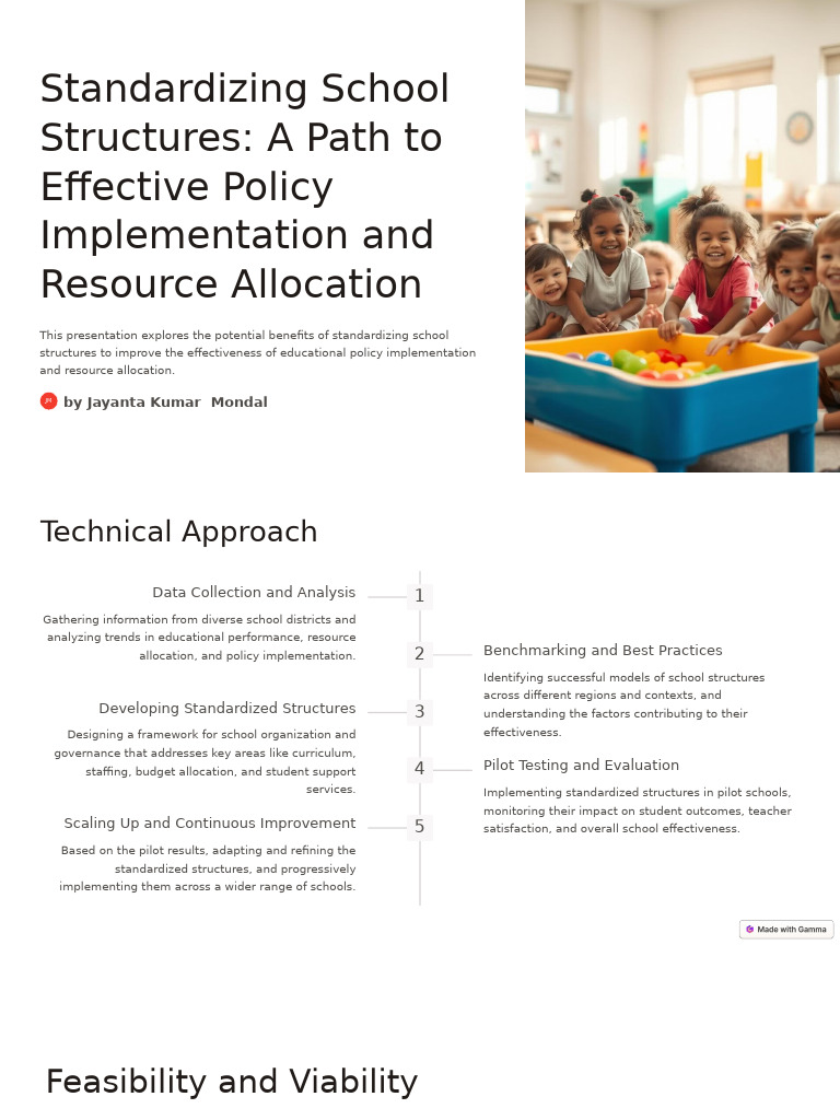 Standardizing School Structures A Path To Effective Policy Implementation and Resource ...