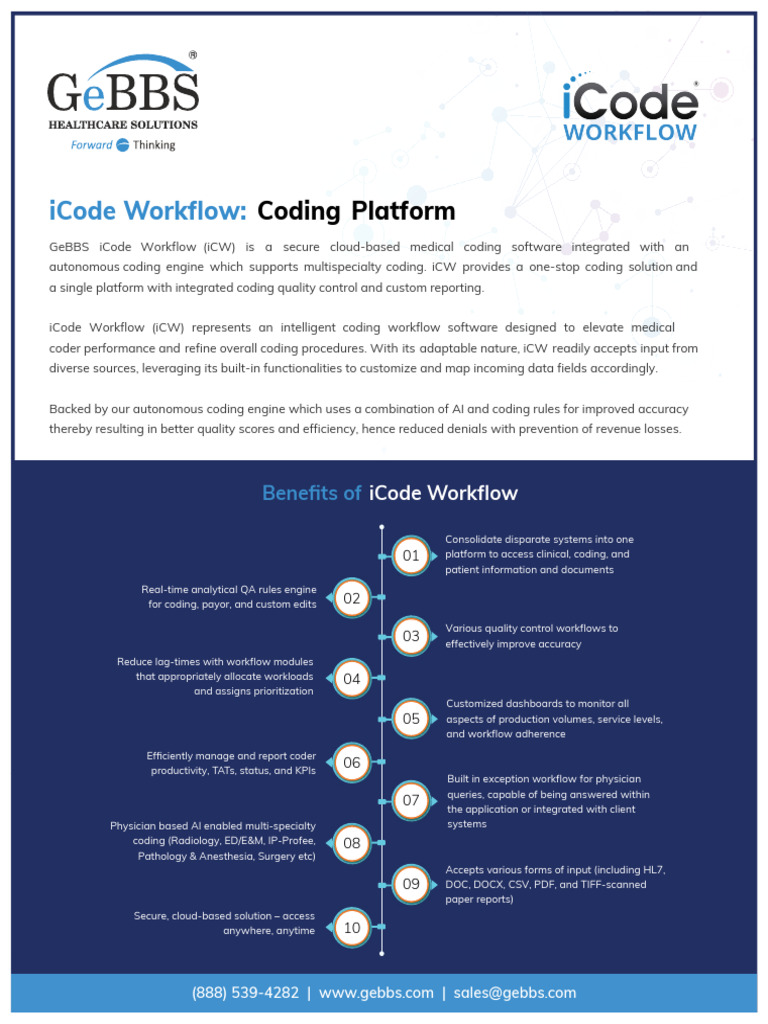 Icode Workflow ICAe Collateral 2024 Merged | PDF | Machine Learning | Radiology