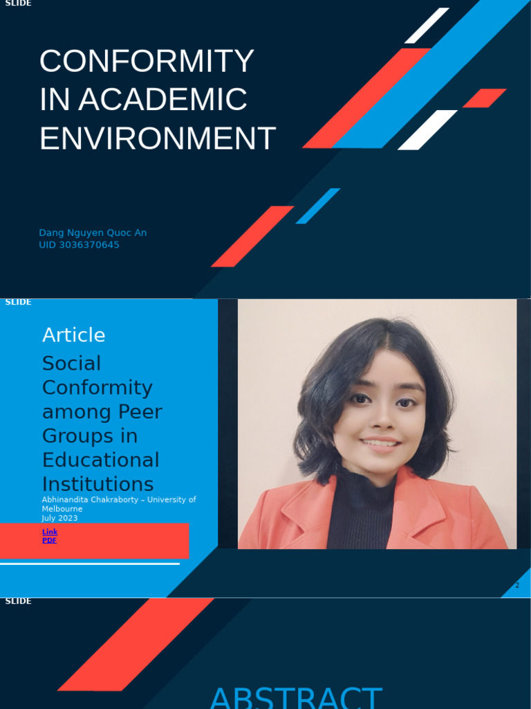 Conformity Presentation Mid Term | PDF | Conformity | Learning