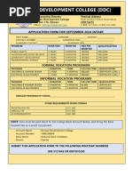 Dhet Application Form 2024 25 Printing of Certificate | PDF