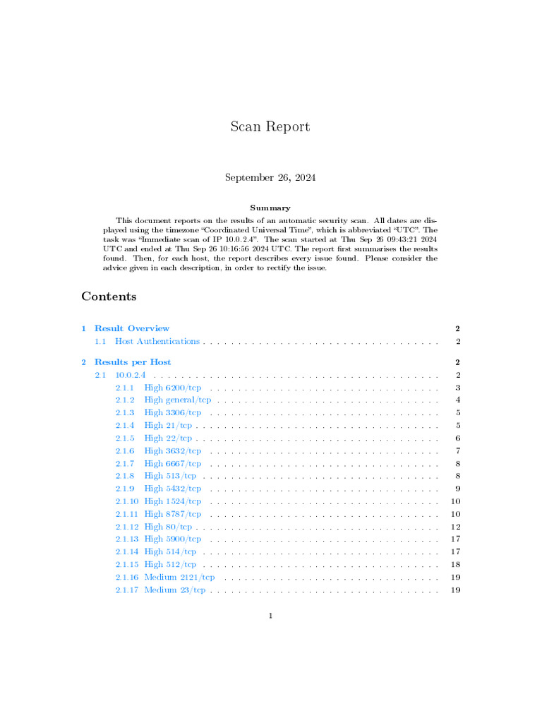 Openvas Scan Report | PDF | Secure Shell | Security Engineering