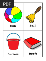 First 100 Common Objects | PDF | Games & Activities