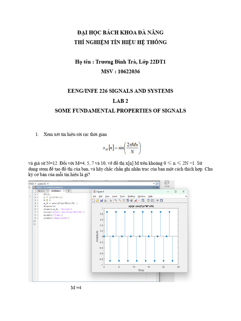 Lab2 + Lab 3 Truong Dinh Tra 106220036 22DT1 | PDF