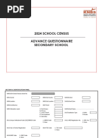 Secondary School Profile Template 2024-2025 | PDF